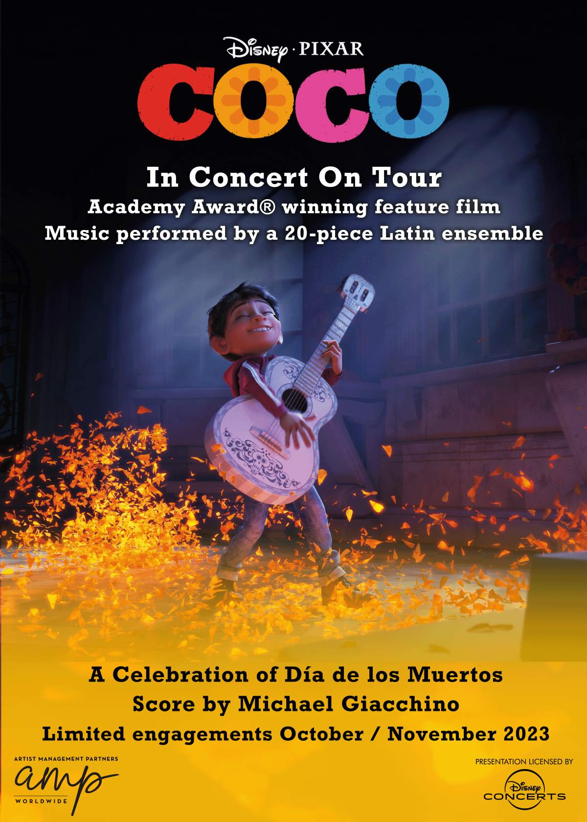 Acompañará Orquesta Folclórica Nacional de México, "Coco in Concert on Tour de Disney Pixar" en ...