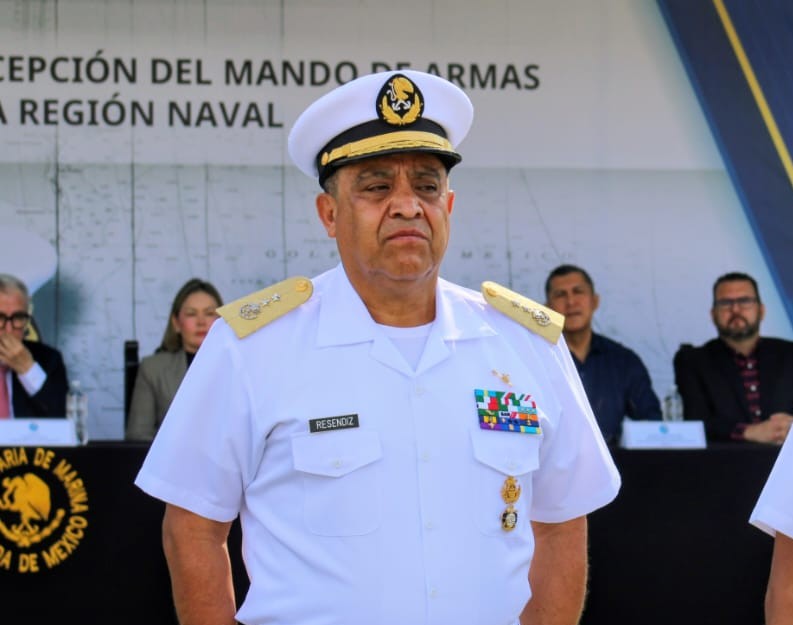 El Vicealmirante José Daniel Reséndiz Sandoval Asume la Quinta Región ...